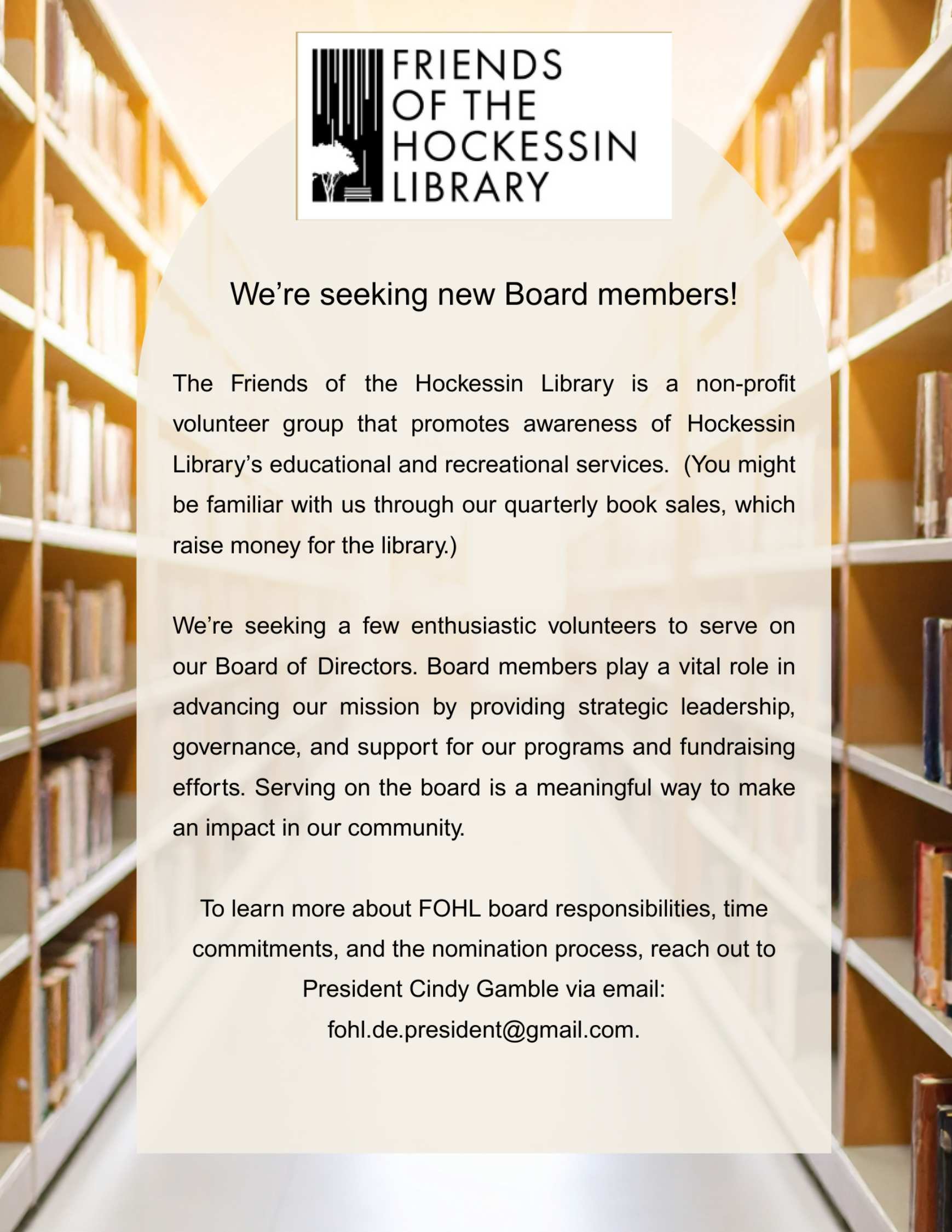 Friends of the Hockessin Library